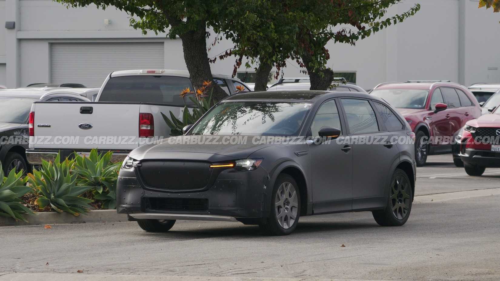 Weird Mazda CX-90 Test Mule Spied, Could Be New EV In Disguise