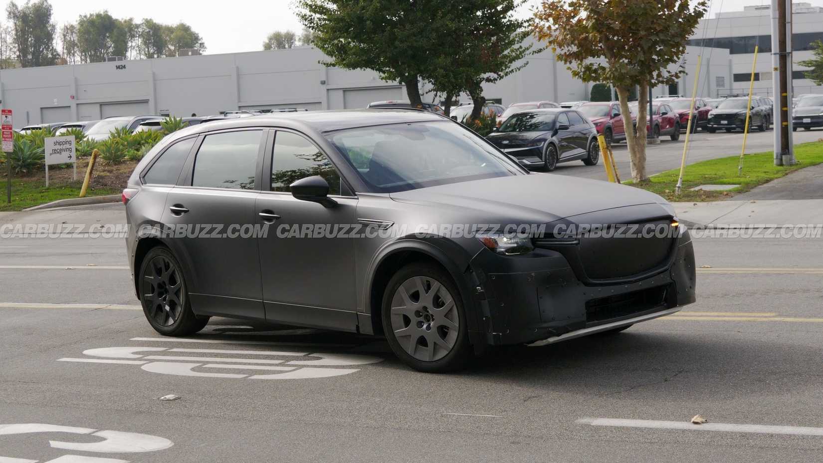 Weird Mazda CX-90 Test Mule Spied, Could Be New EV In Disguise