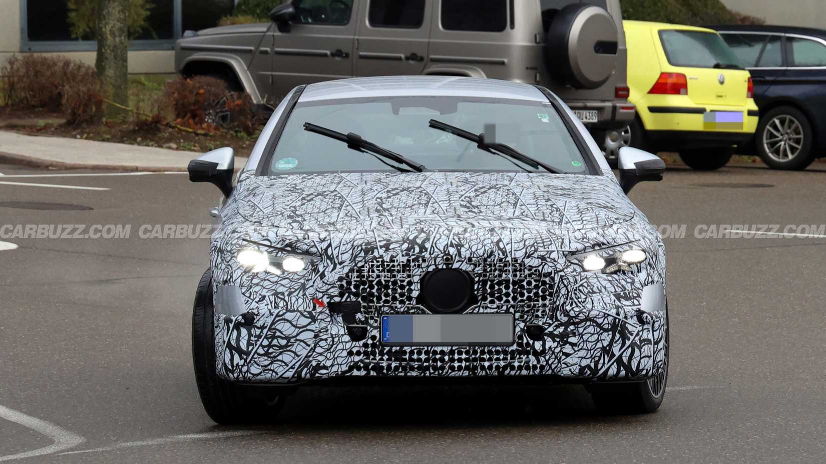 2027 Mercedes-Benz CLE Spied Hiding A Refreshed Face