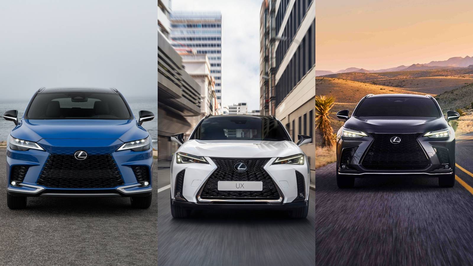 Lexus UX vs. NX vs. RX: Comparing Lexus Crossovers