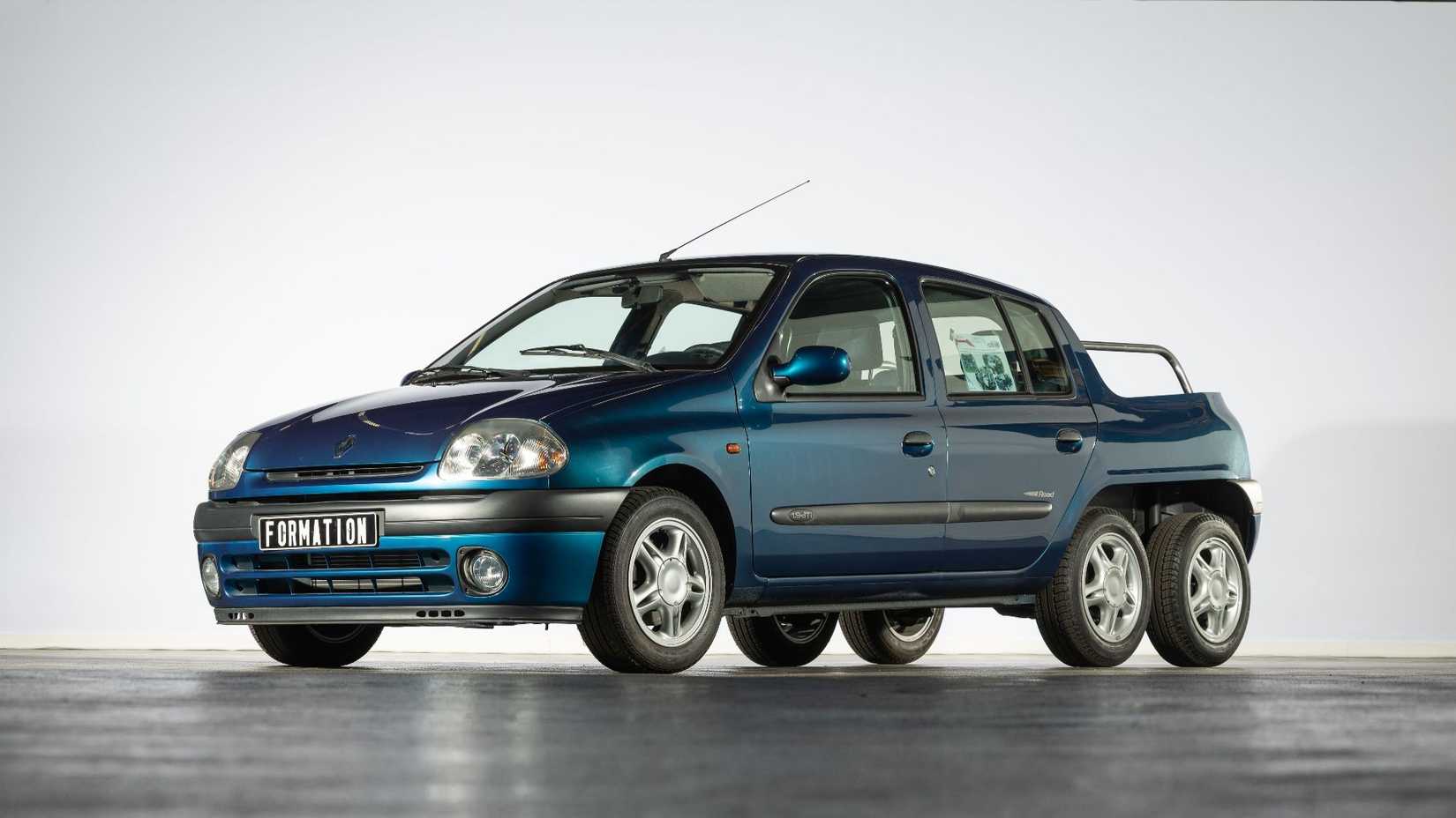 Renault's Useless Six-Wheeled Clio Pickup: A Unique Auction Find
