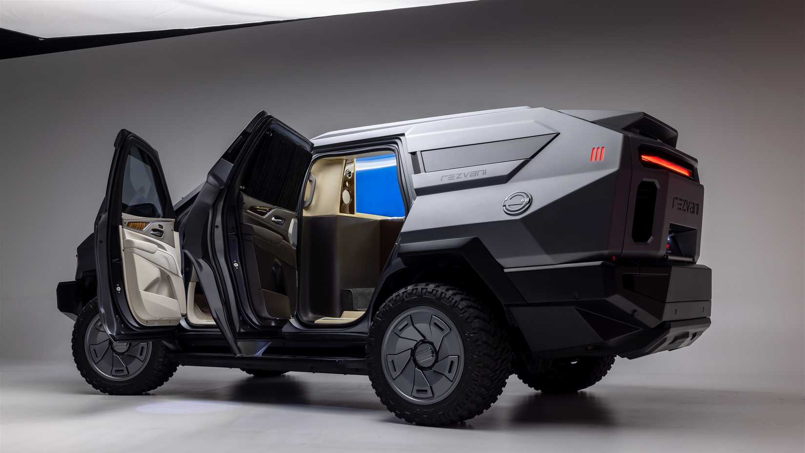 Rezvani's Latest Vengeance Bulletproof SUV Now Has A 'Refreshment Bar'