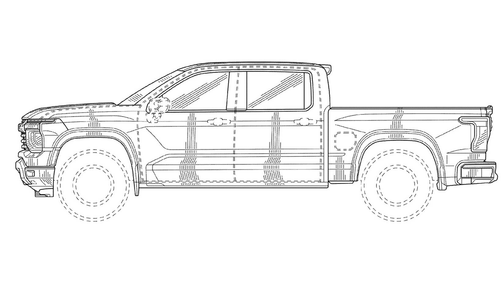Leaked: Patent Images Reveal All-New Chevrolet Silverado 1500 Design