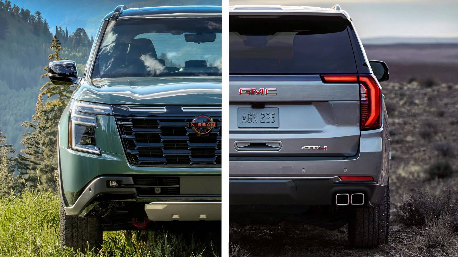 Nissan Armada Pro-4X Vs. GMC Yukon AT4 Comparison