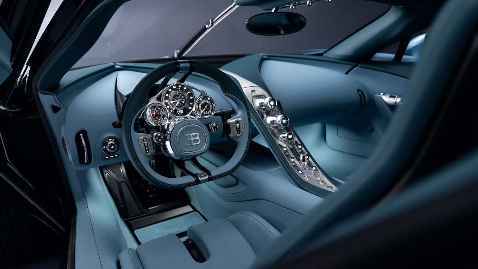 The Bugatti Tourbillon Is The First Car With Sapphire Glass On The Dash