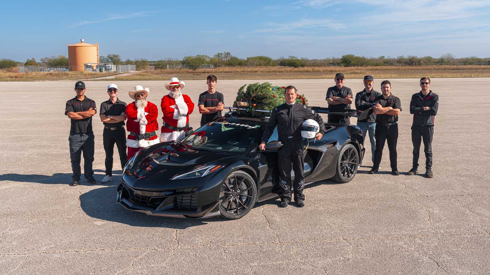 Hennessey Took A Christmas Tree To 194 MPH Thanks To A Corvette ZR1