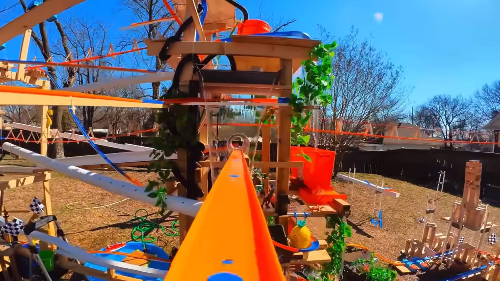This Insane Hot Wheels Track Is 12 Feet Tall With Elevators ...