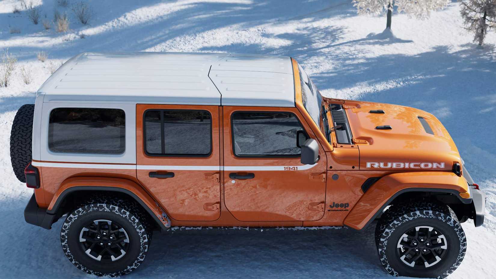 Jeep Wrangler Whitecap Adds White Hardtop, White Stickers