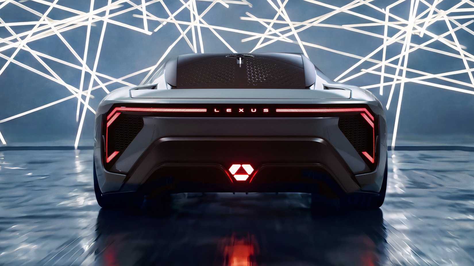 Lexus LFA Concept Debuts As A Toyota GR GT-Based Electric Supercar