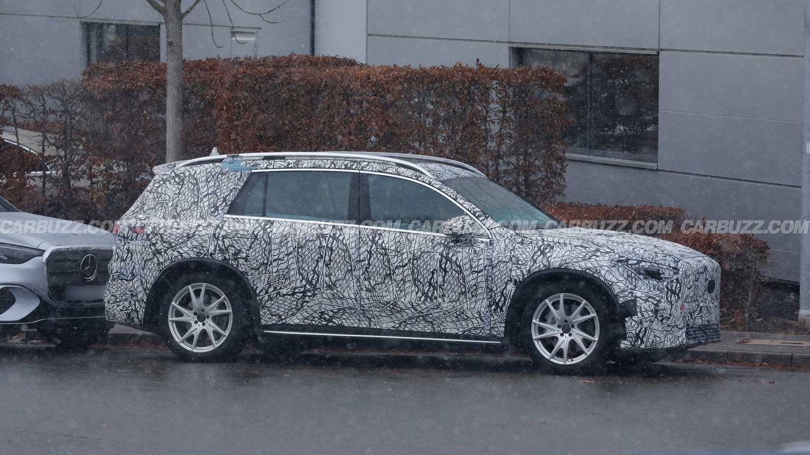2027 Mercedes-Benz GLC EQ Spy Photos Reveal A New Three-Row SUV