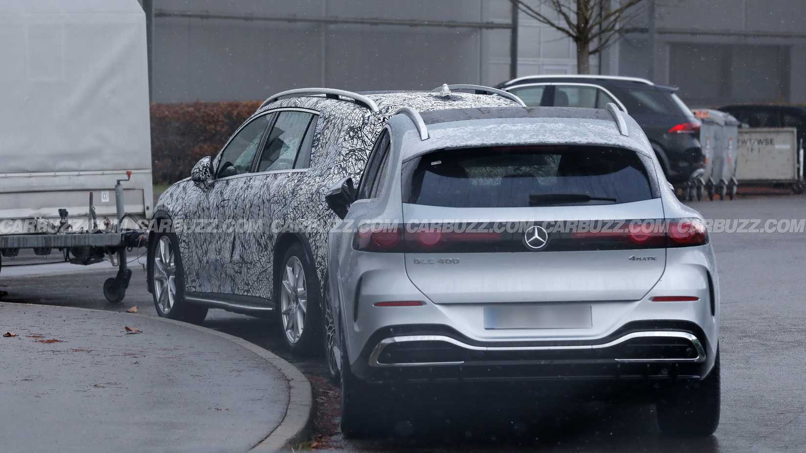 2027 Mercedes-Benz GLC EQ Spy Photos Reveal A New Three-Row SUV