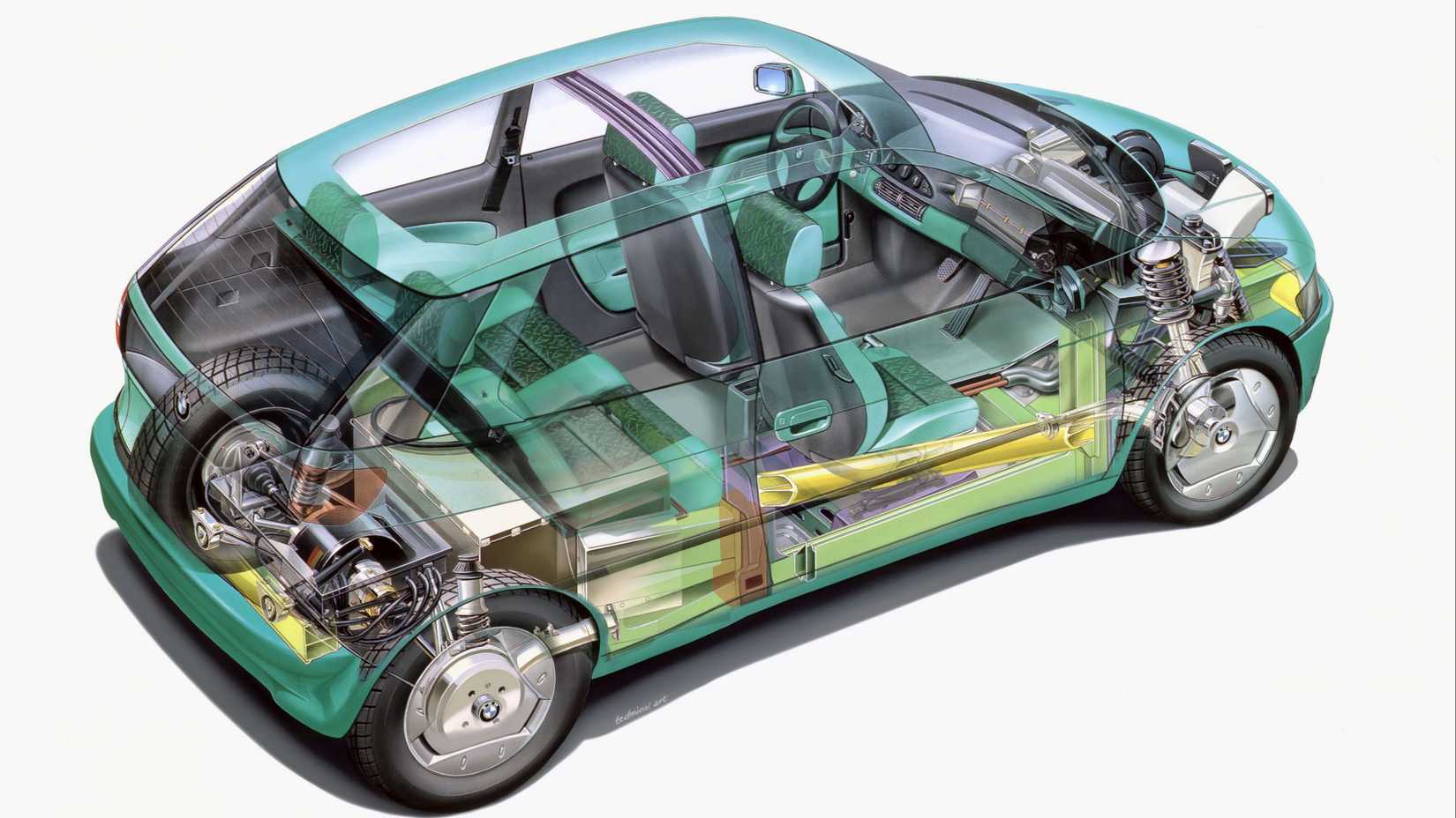BMW E1: The Forgotten Electric Car Concept from 1991
