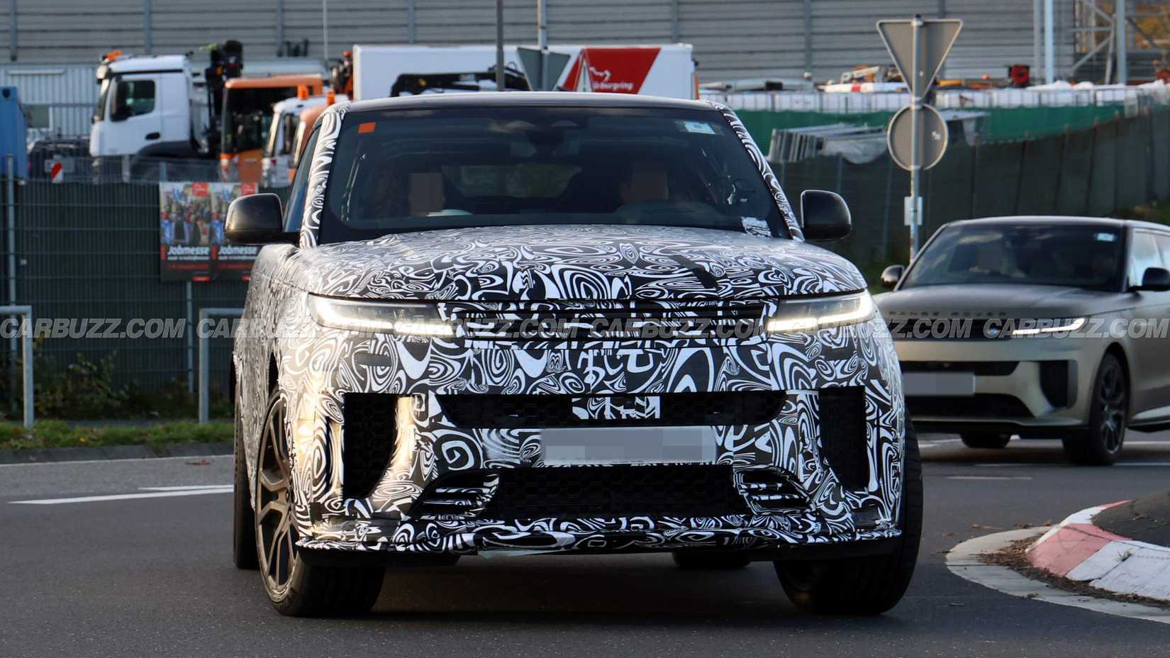 Aggressive-Looking Range Rover Sport Spied At The 'Ring, Could Be New SVR