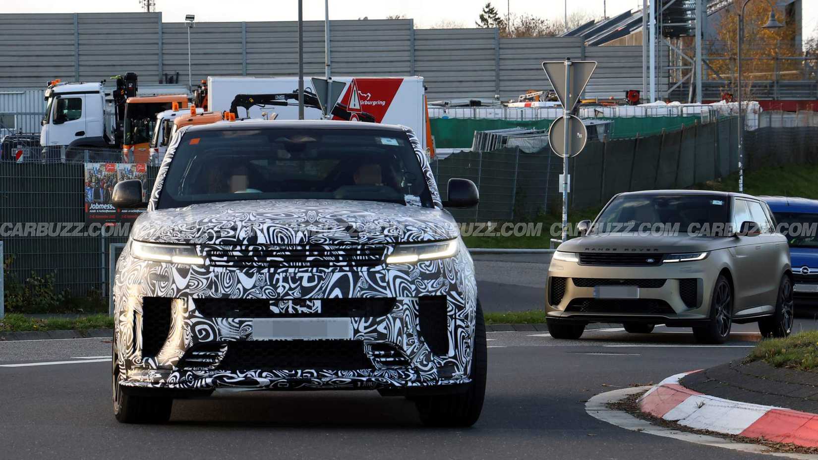 Aggressive-Looking Range Rover Sport Spied At The 'Ring, Could Be New SVR