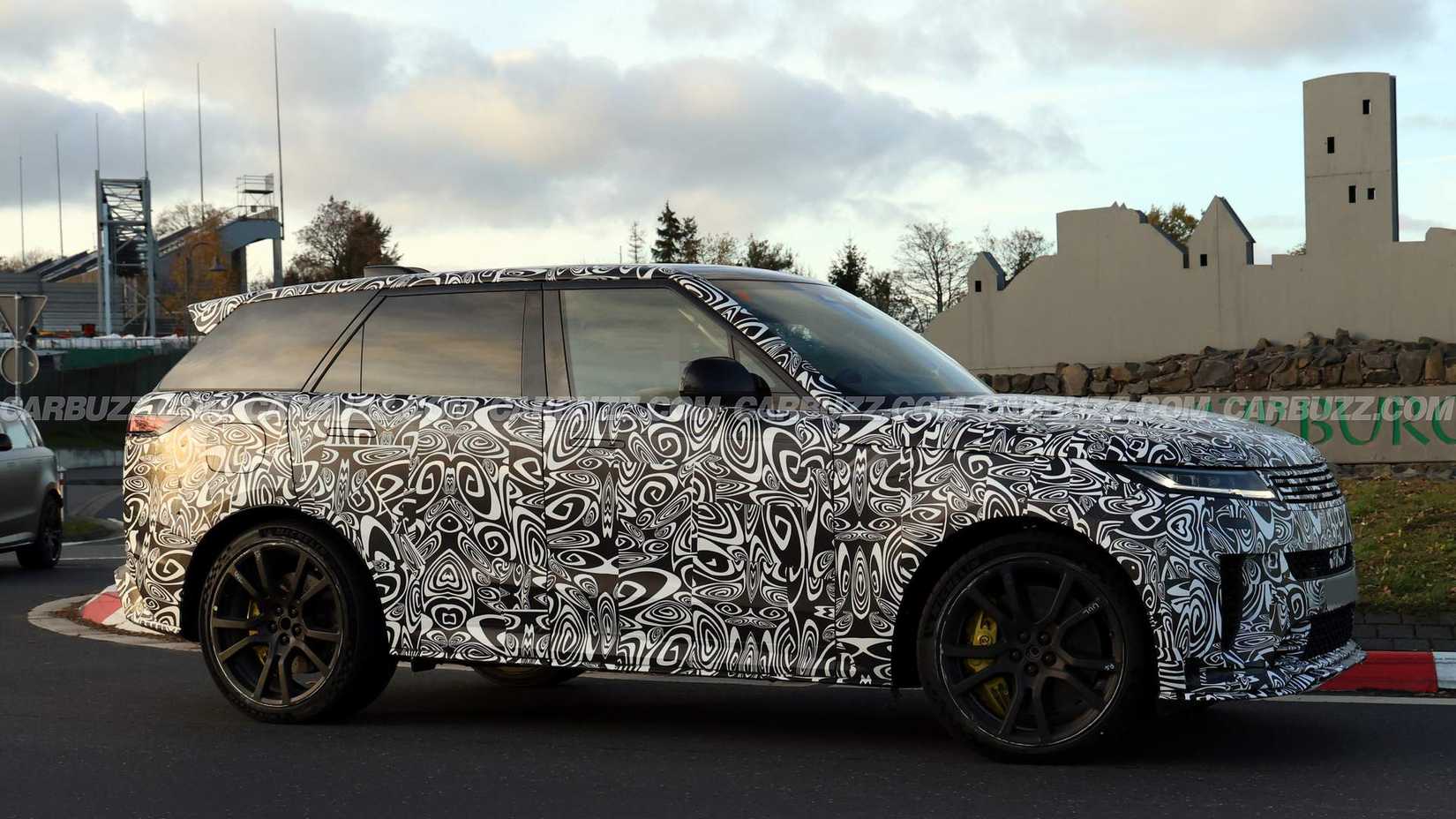 Aggressive-Looking Range Rover Sport Spied At The 'Ring, Could Be New SVR