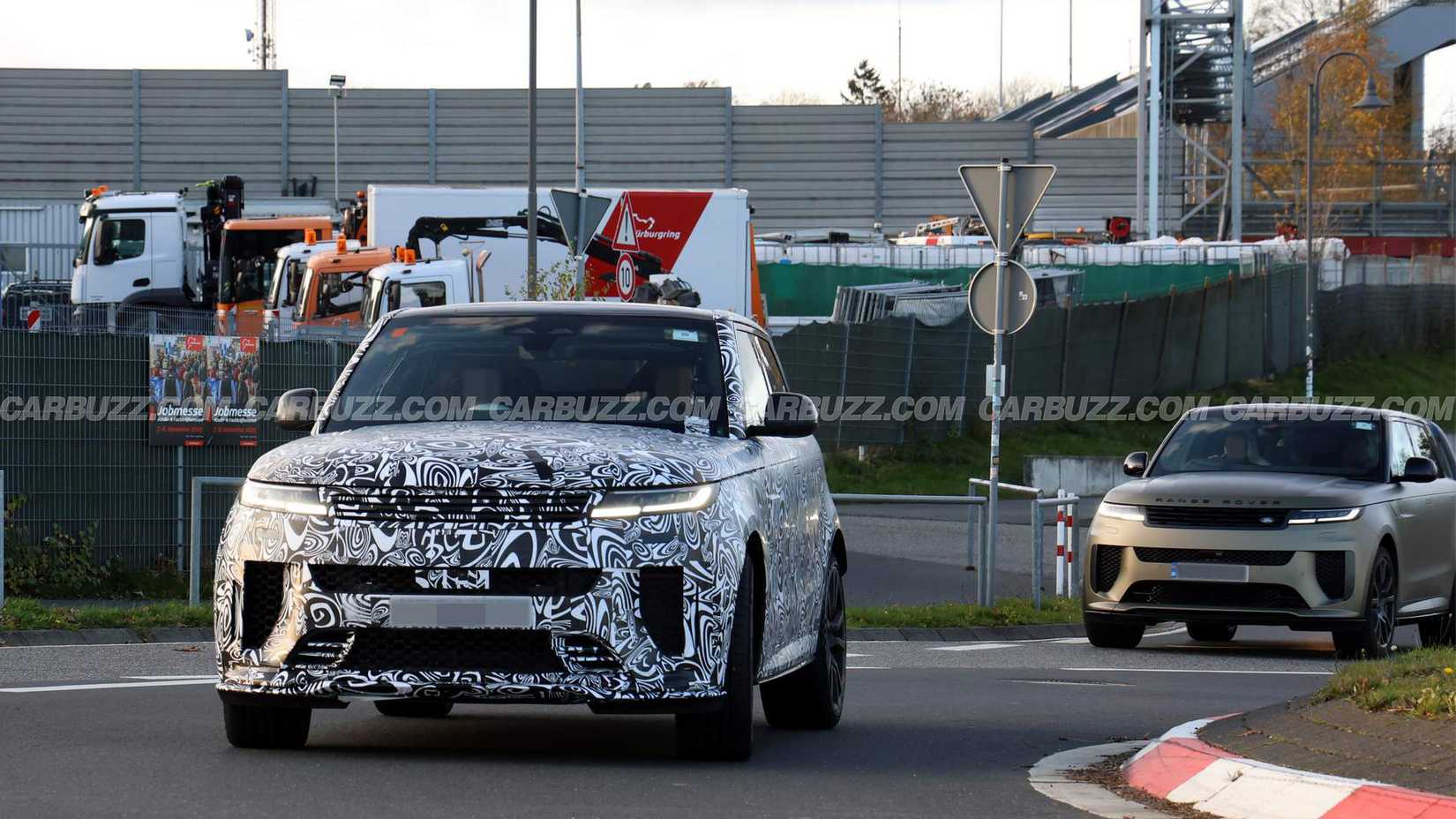 Aggressive-Looking Range Rover Sport Spied At The 'Ring, Could Be New SVR