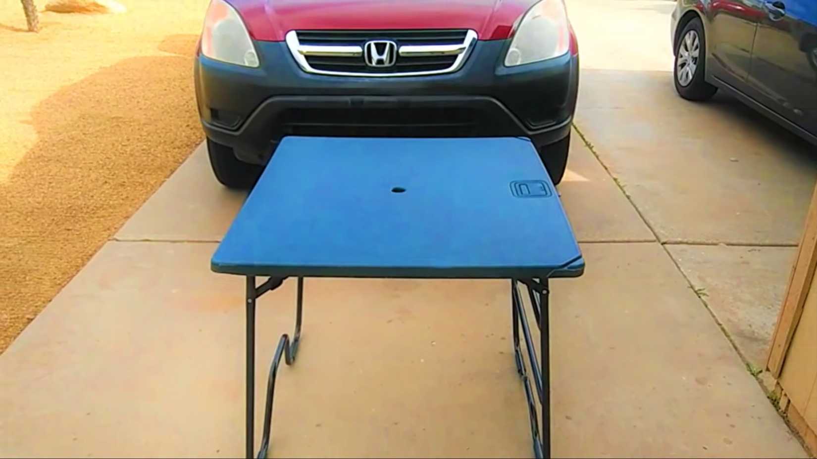 Early Honda Cr Vs Came With A Hidden Table In The Trunk