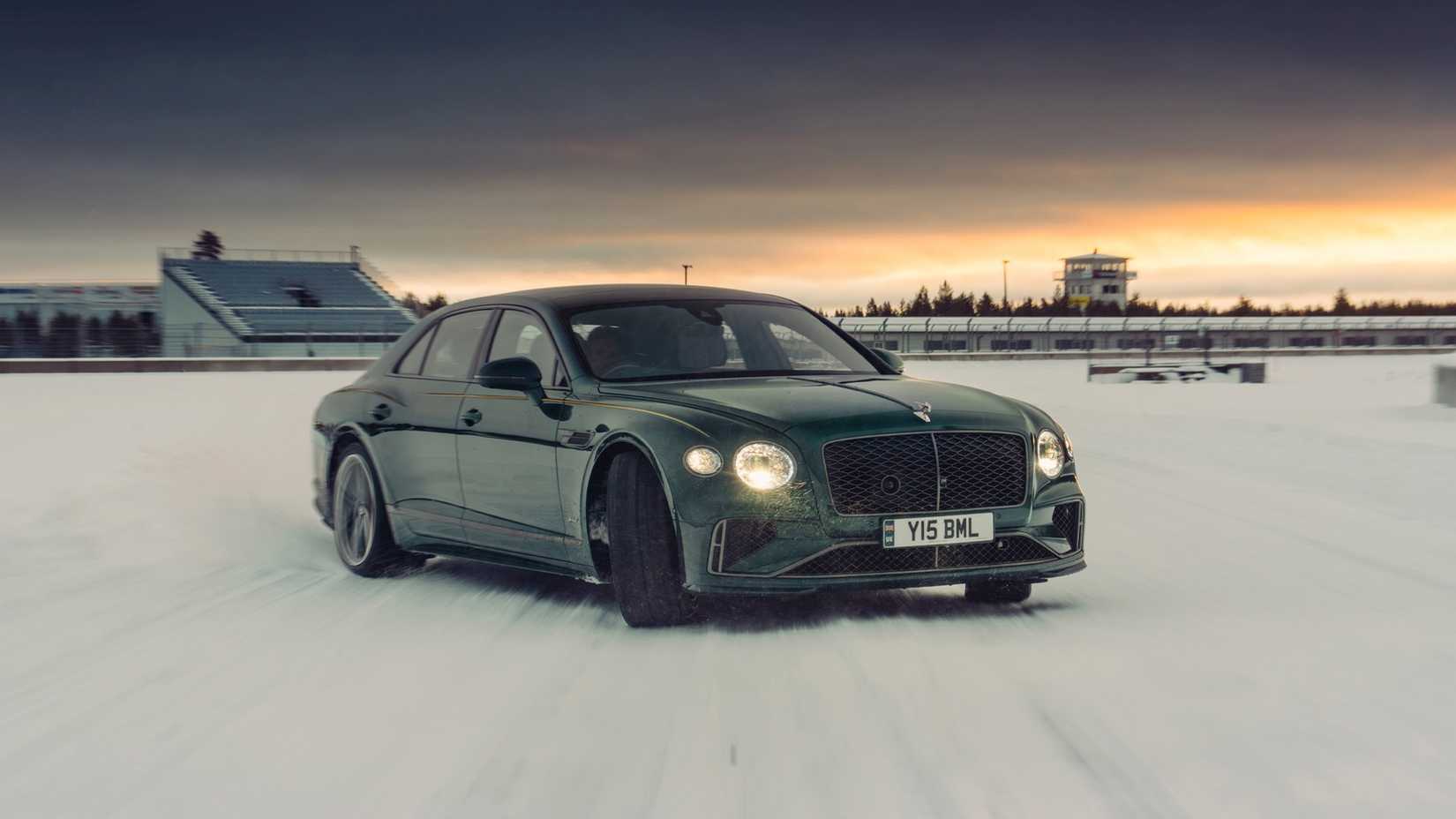 Bentley Flying Spur Sets Lap Record At The Northernmost Track In The World