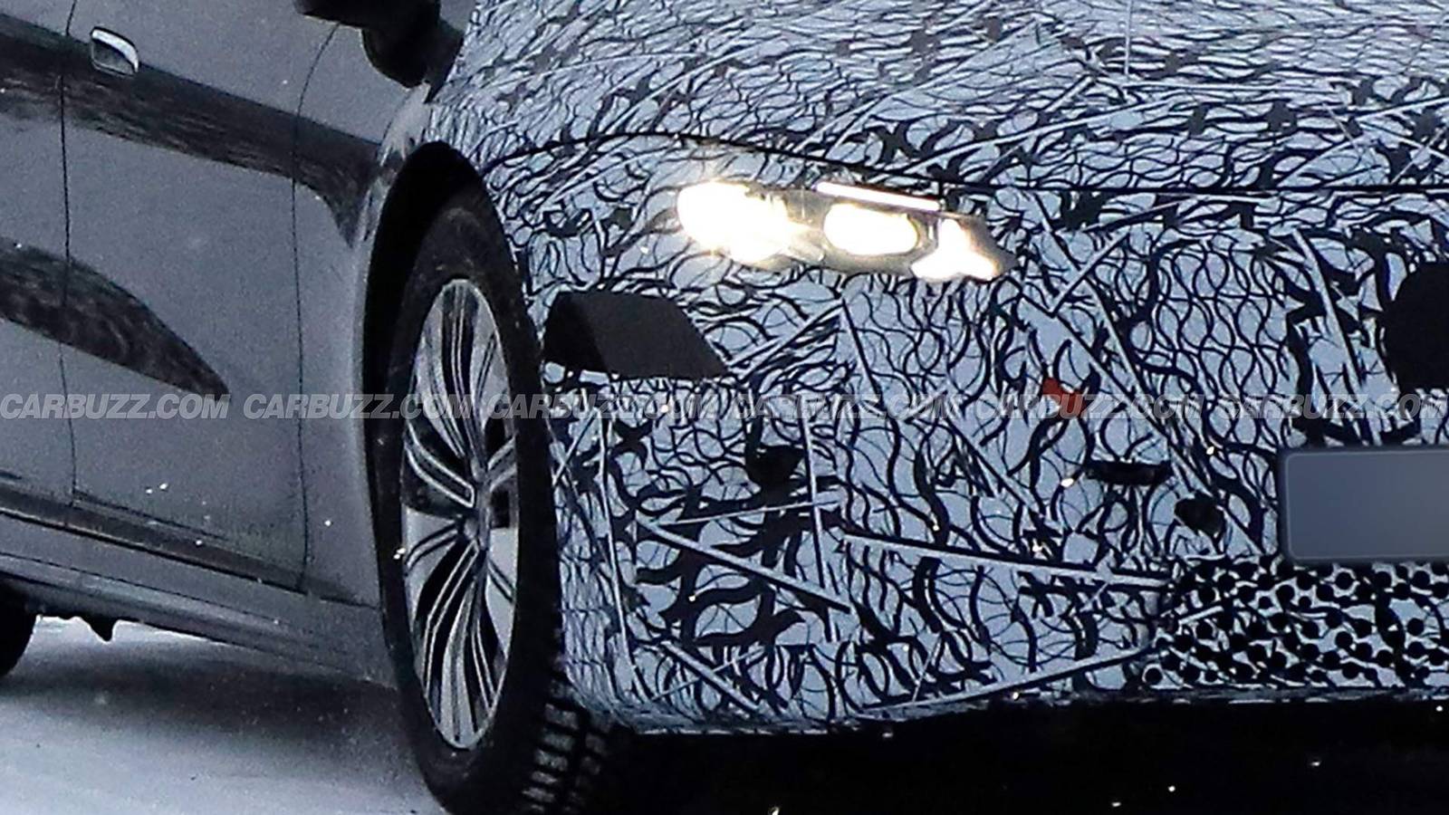 Mercedes-Benz EQS Facelift Spied With Familiar Shape Hiding New Tech