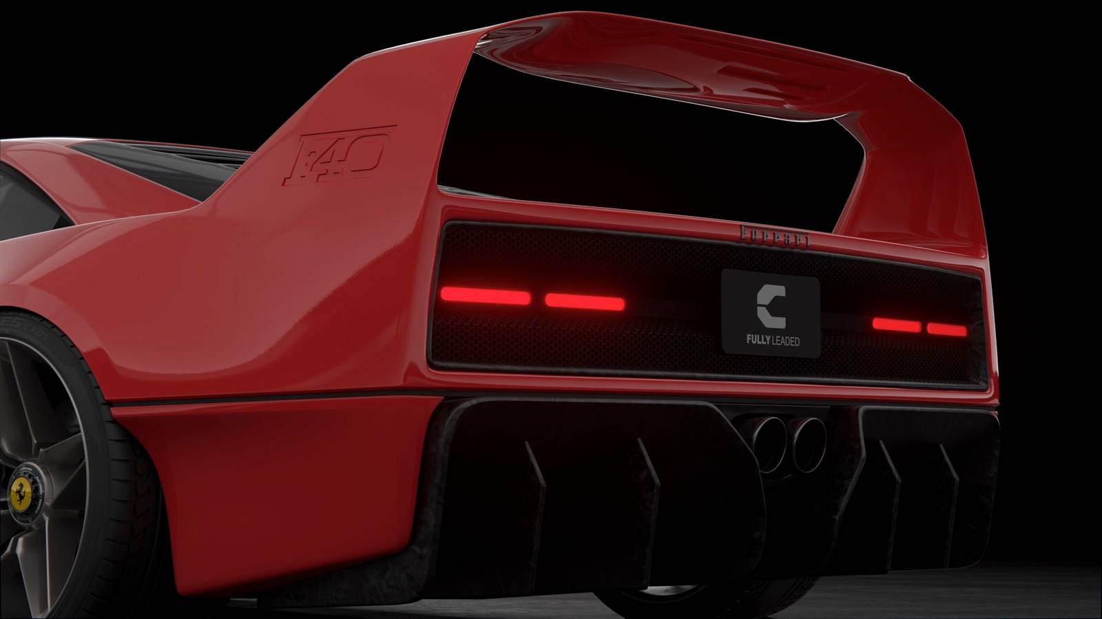 Ferrari F40 Renderings Depict A Modern Version Of The Iconic '80s Supercar