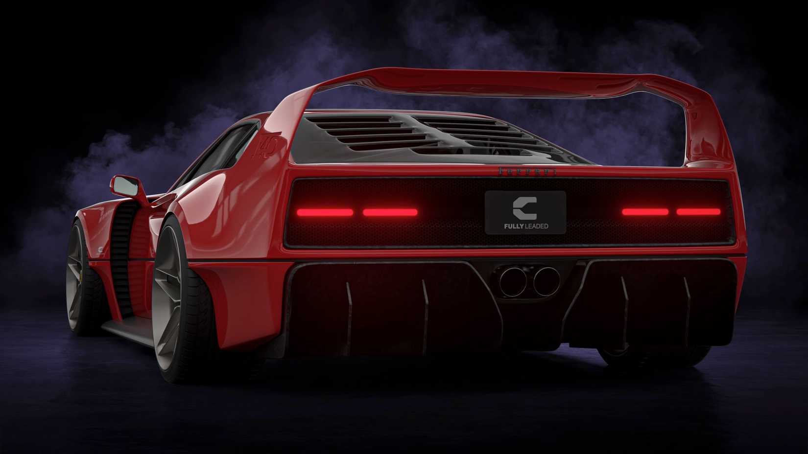 Ferrari F40 Renderings Depict A Modern Version Of The Iconic '80s Supercar