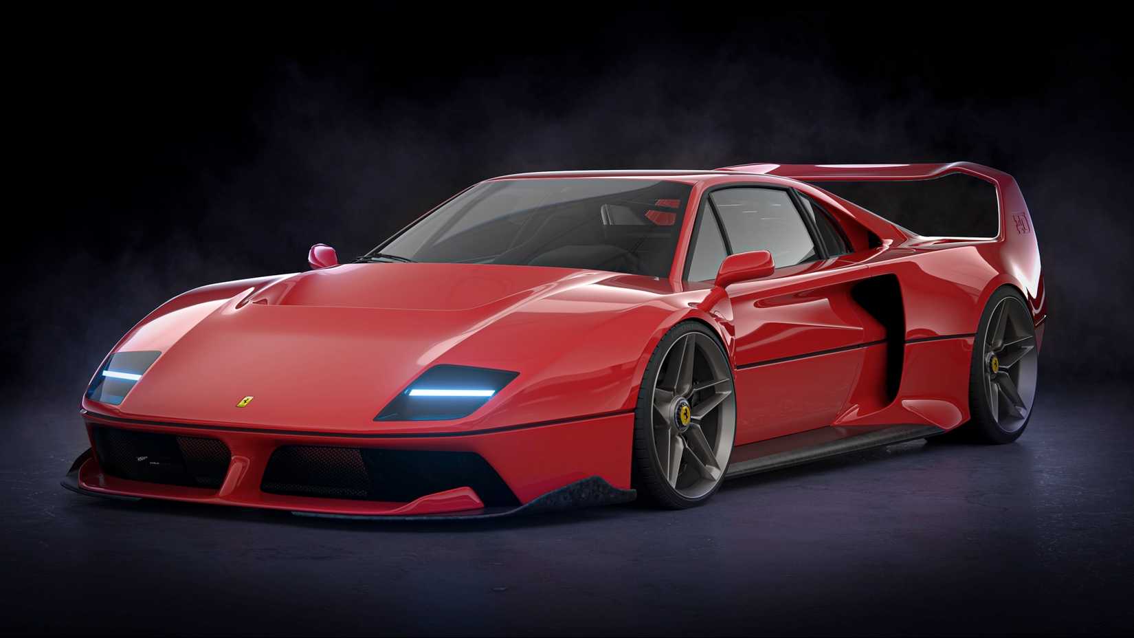 Ferrari F40 Renderings Depict A Modern Version Of The Iconic '80s Supercar