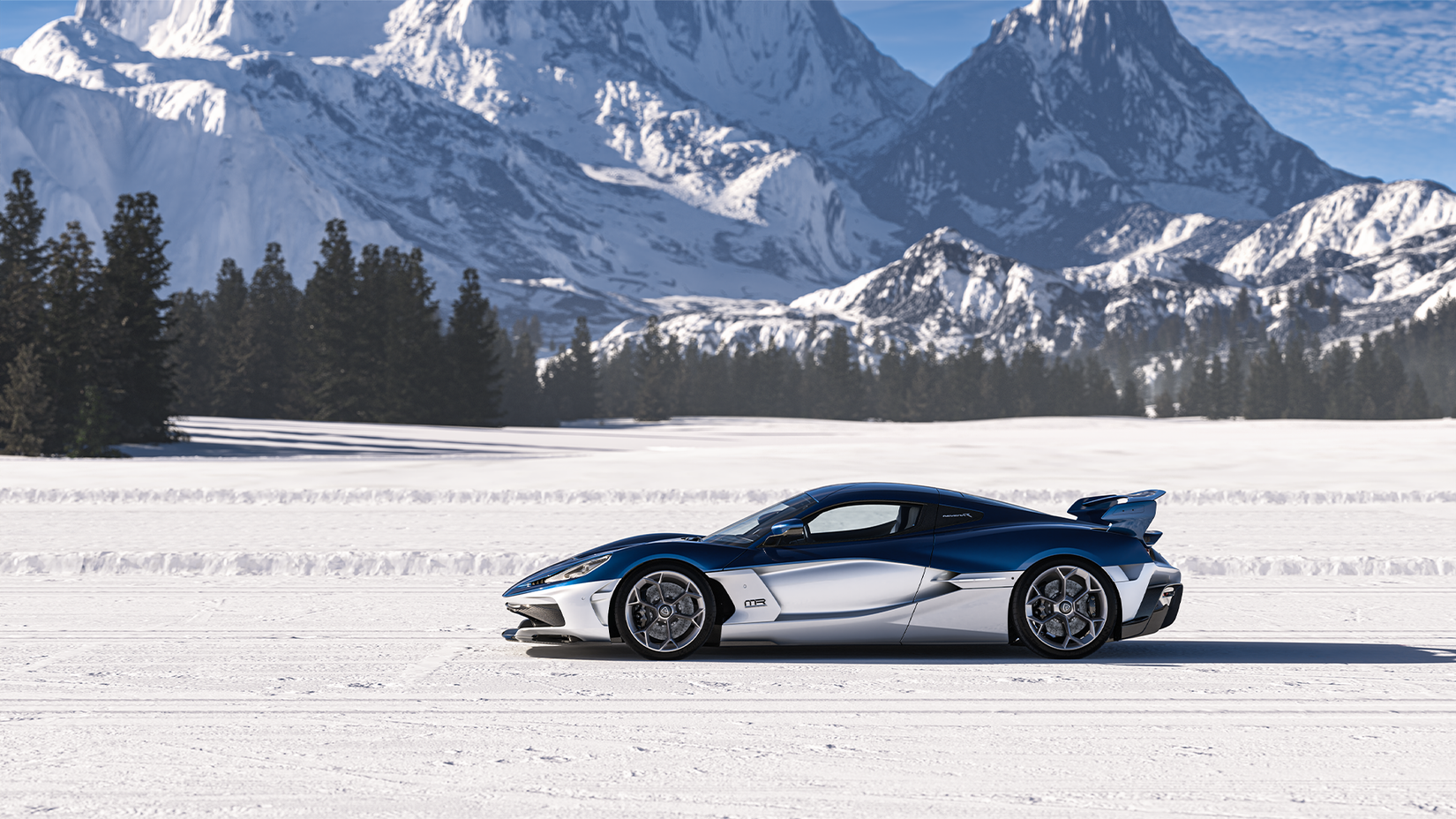 First Rimac Nevera R Founder's Edition Delivered In The Snow At St. Moritz