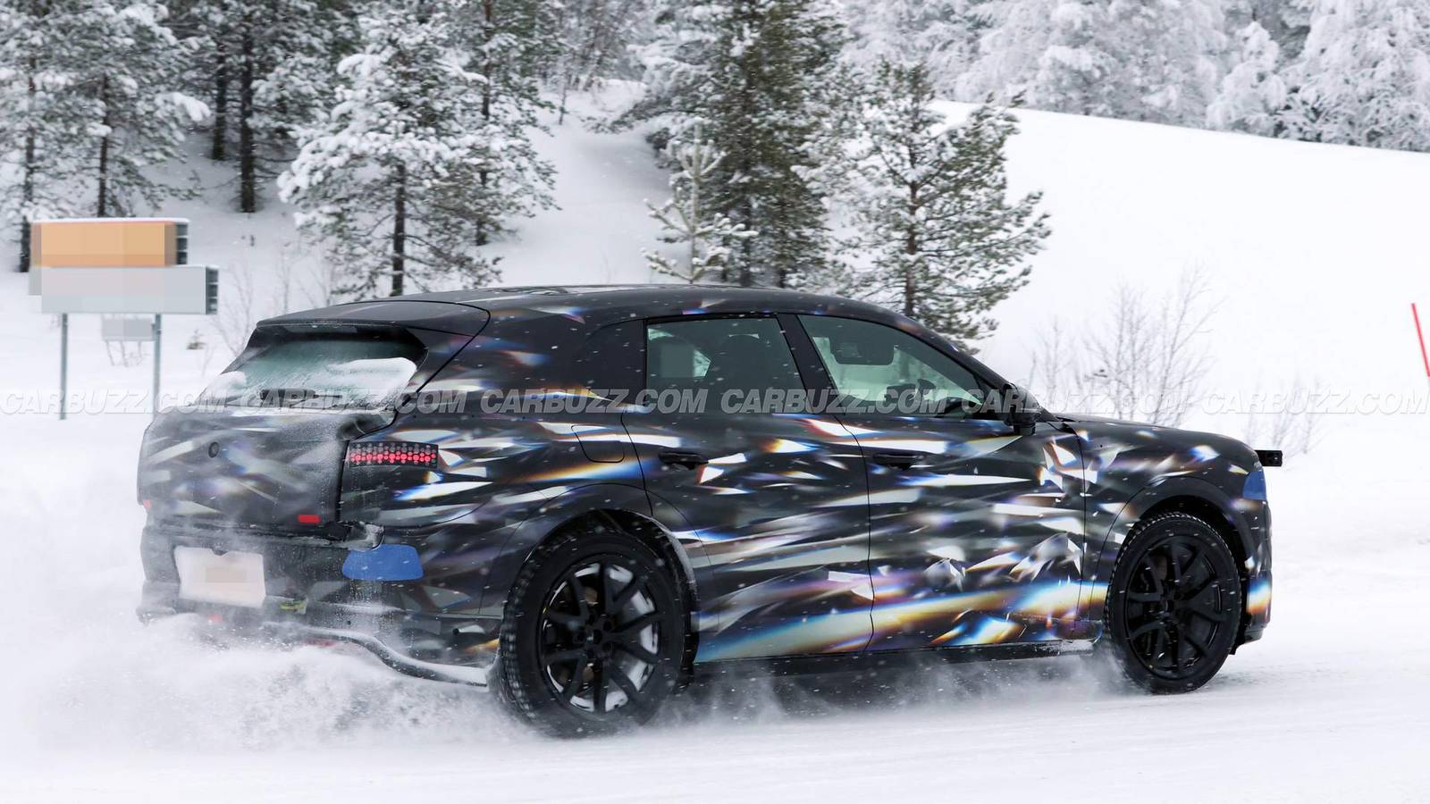 Bentley's New Small SUV Spied Getting Sideways In The Snow