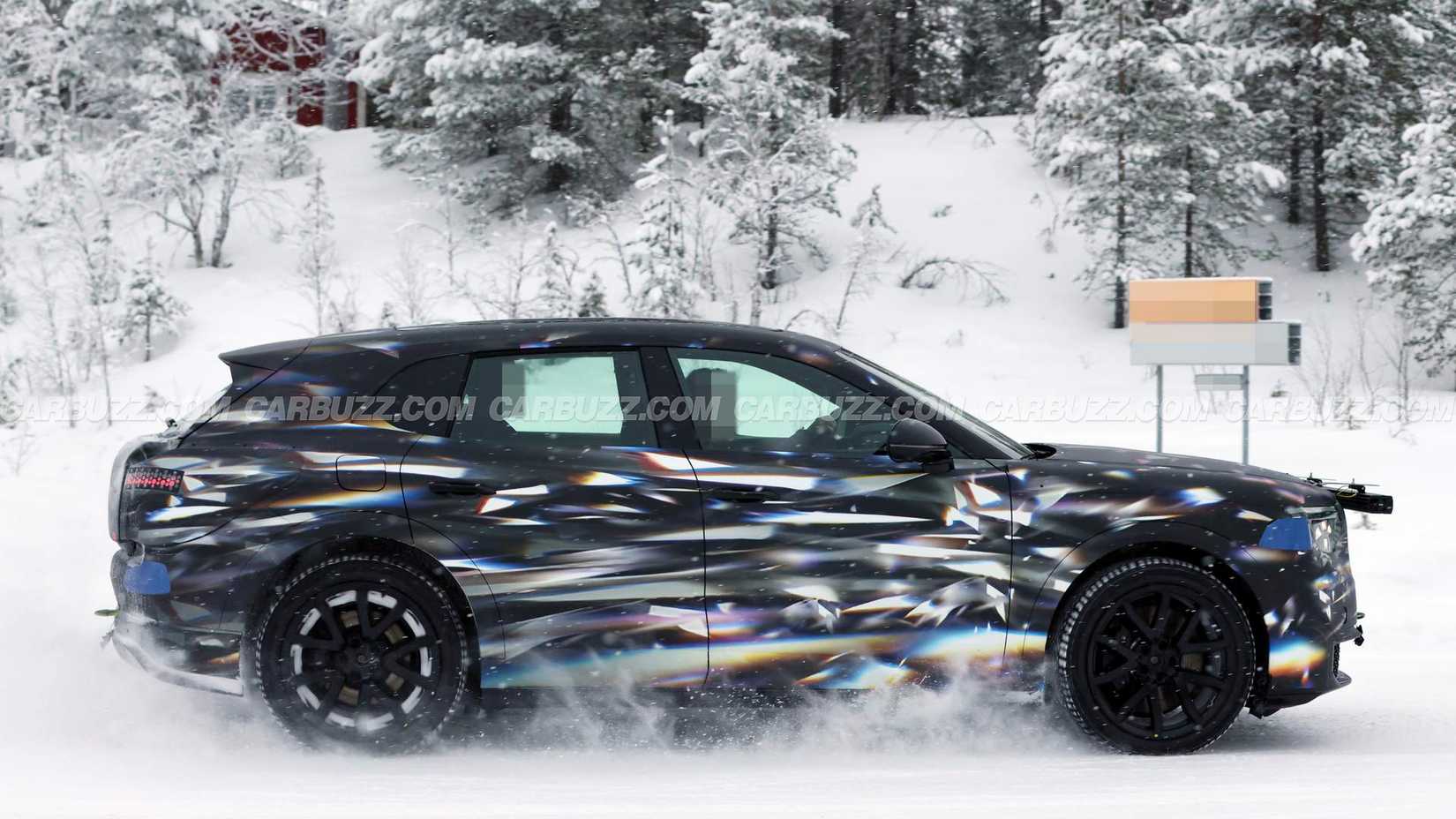Bentley's New Small SUV Spied Getting Sideways In The Snow