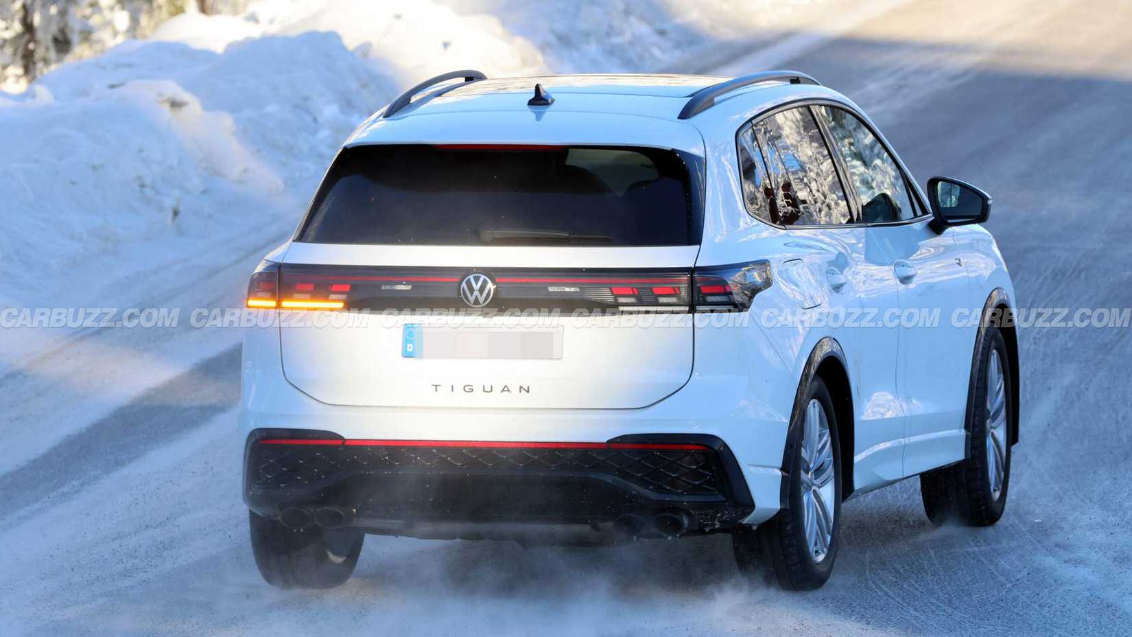 Volkswagen's New Tiguan R Spied For The First Time, And It's Not Hiding ...