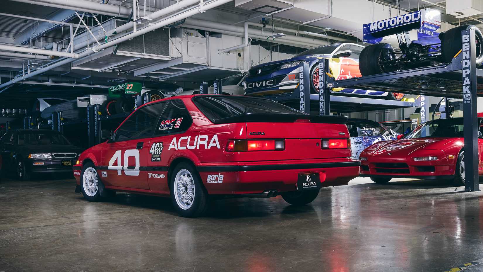 Acura Celebrates 40 Years In US With A Retrotastic Integra Tribute Race Car