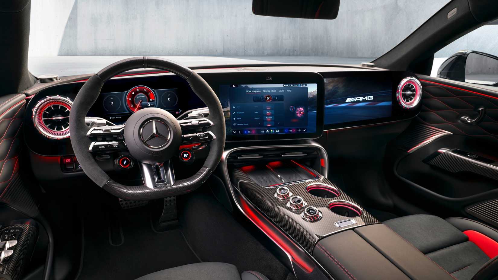Mercedes-AMG GT 4-Door Interior Debut Teases Game-Changing Powertrain