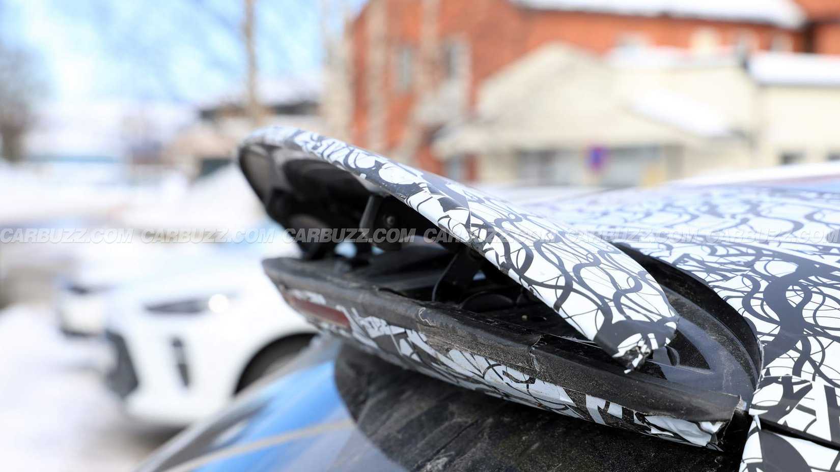 Mercedes-AMG GLC EQ Spied With A Big Wing To Handle Its 900-HP Powertrain