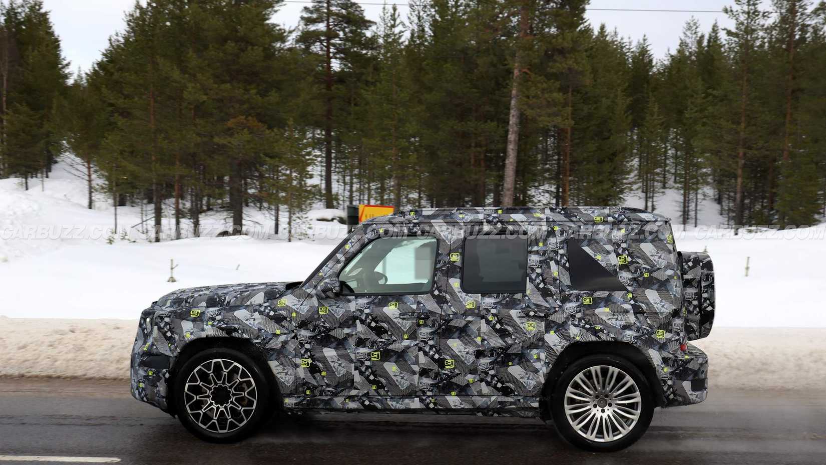 Mercedes-Benz Baby G-Class Prototype Spied With A Revealing New Wrap