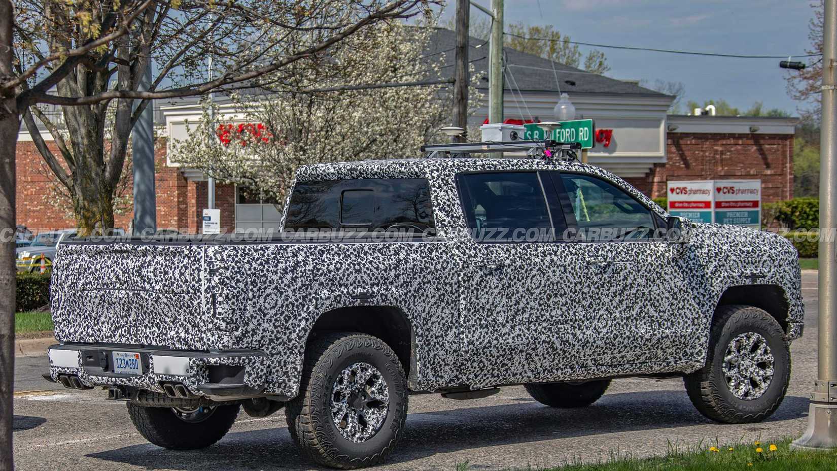 The Next Hardcore GMC Sierra AT4X Drops Camo In New Spy Shots