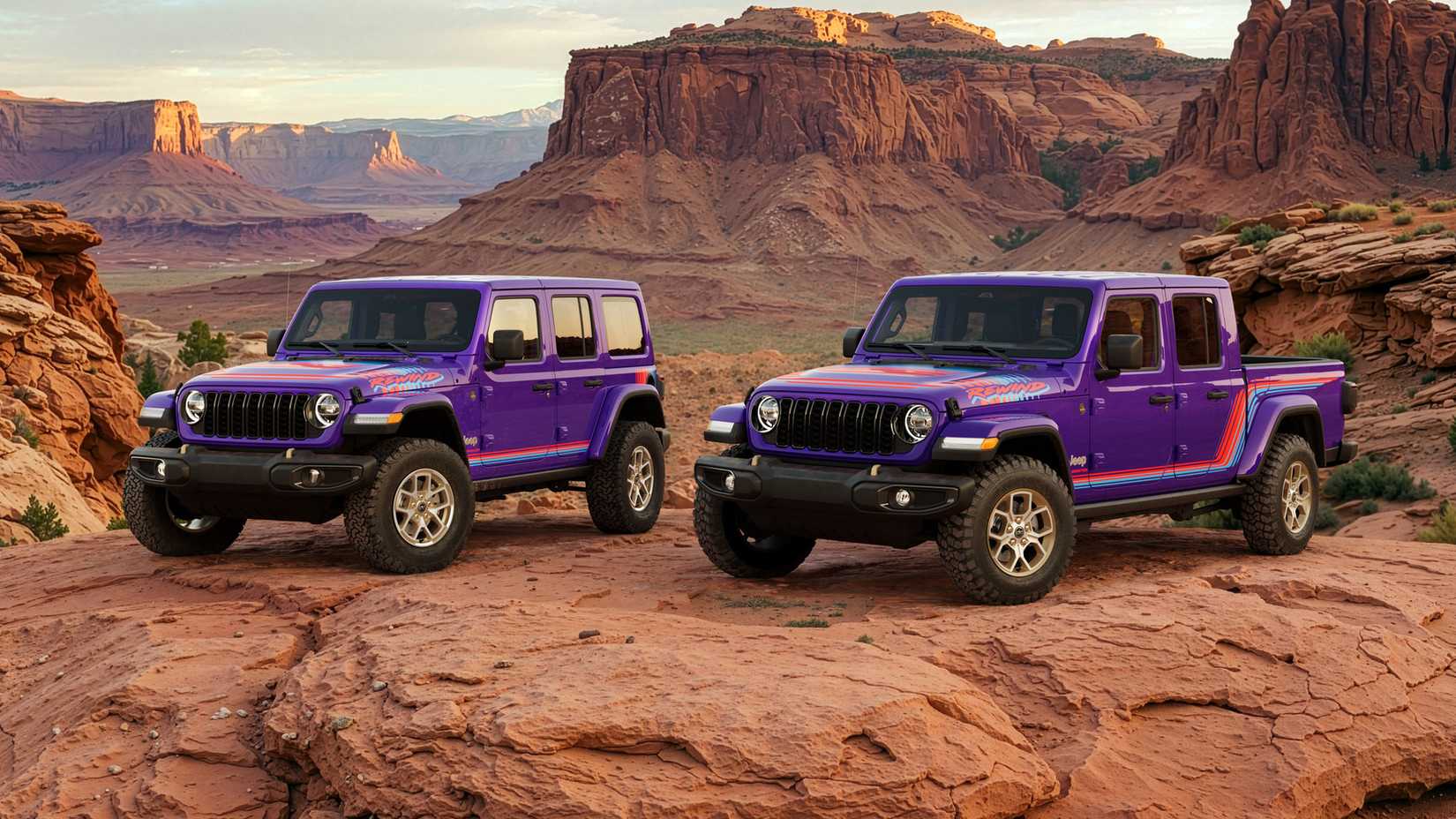 Jeep's Retro Wrangler And Gladiator Go Full '90s In The Best Possible Way
