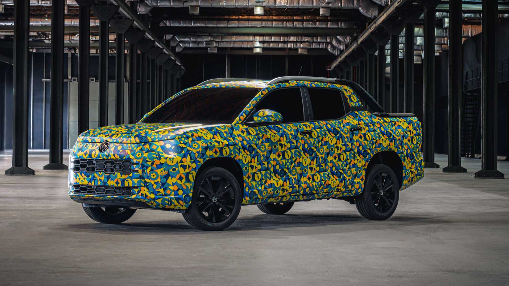 VW's New Compact Pickup Truck Combines Golf DNA With Leaf Spring ...