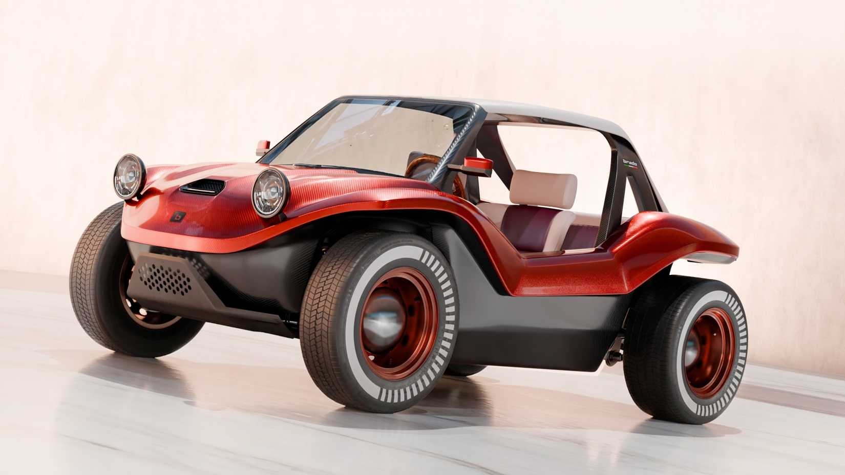 The Latest Italian Restomod Trades Horsepower For Carbon Fiber