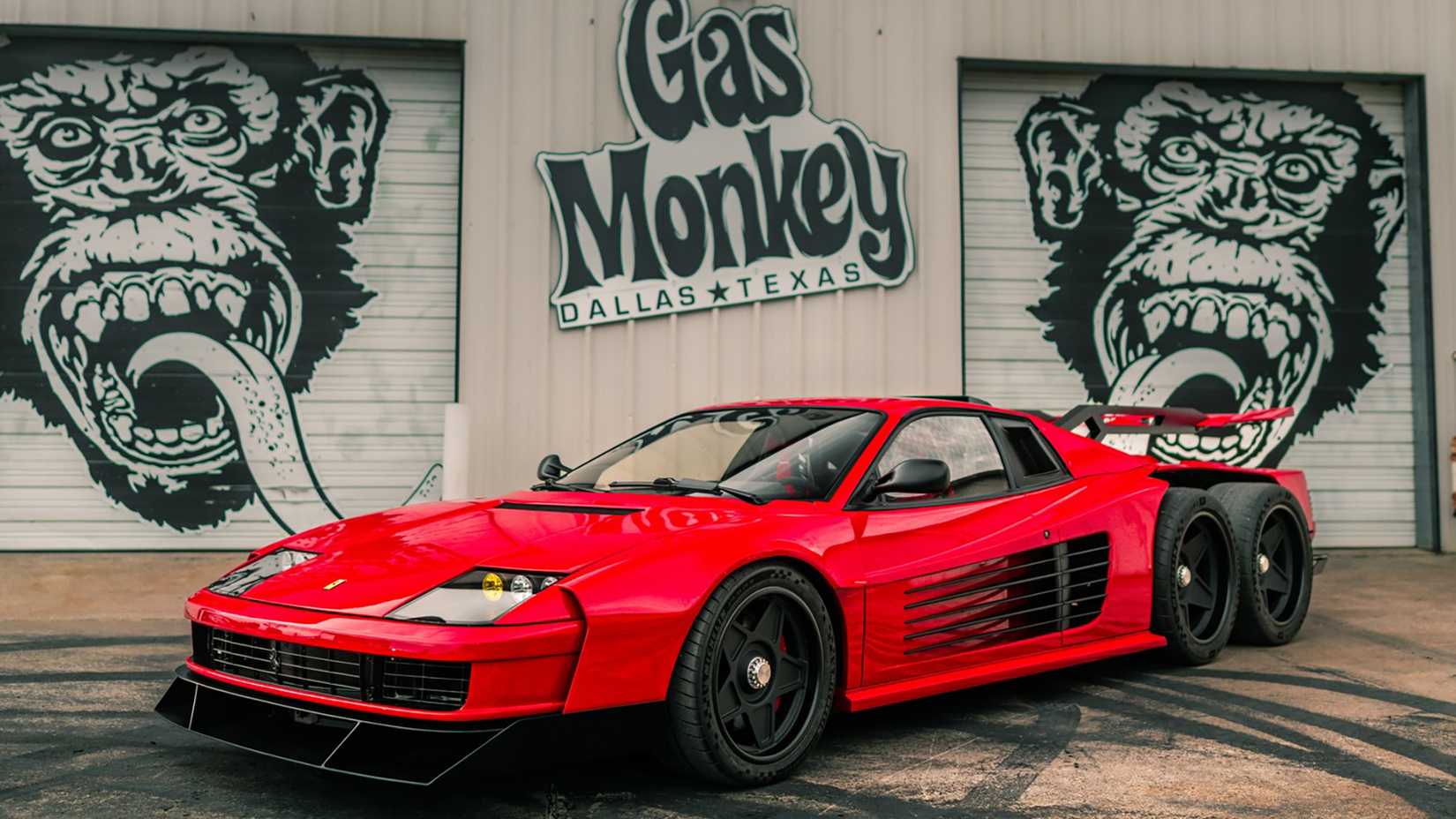The Six-Wheeled Ferrari Testarossa Is Real, And It's Done
