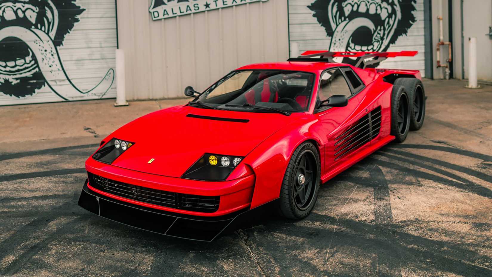 The Six-Wheeled Ferrari Testarossa Is Real, And It's Done