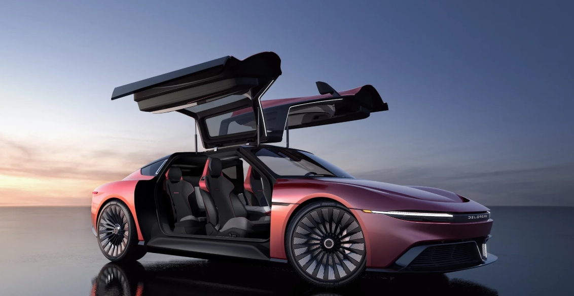 DeLorean Reveals Alpha5 EV With Gullwing Doors