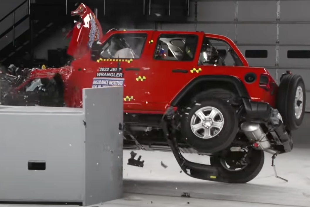 Watch The Jeep Wrangler Roll AGAIN In Disastrous Crash Test