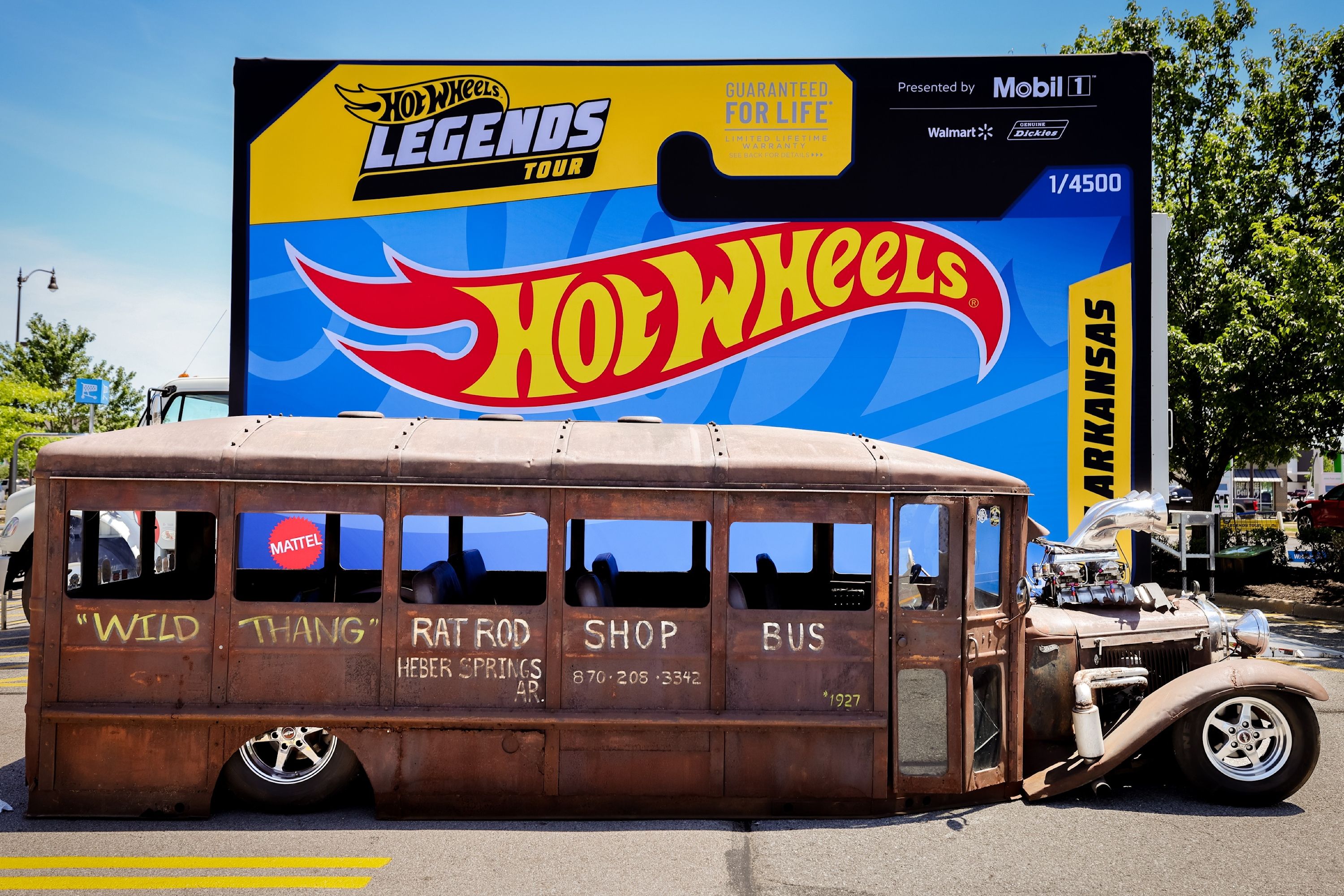 Crazy Rat Rod School Bus Takes First Place At Hot Wheels Legends Event