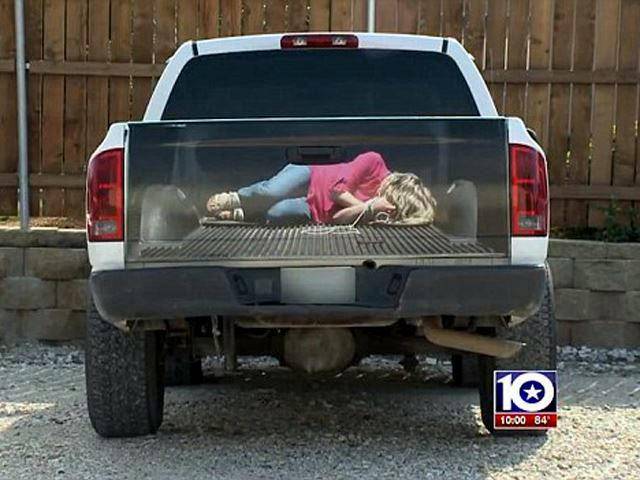 Kidnapped Woman Tailgate Decal is Texas Humor For You