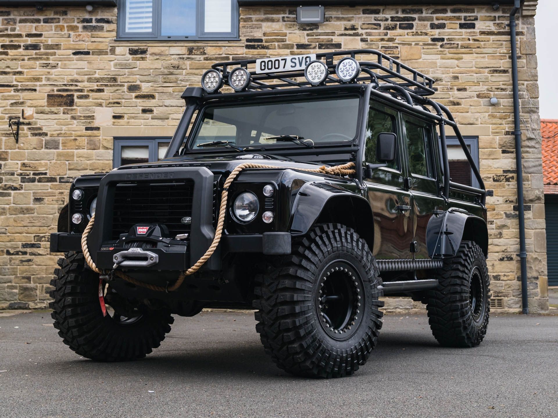 Modified Land Rover Defender Is A Bona Fide Bond Villain