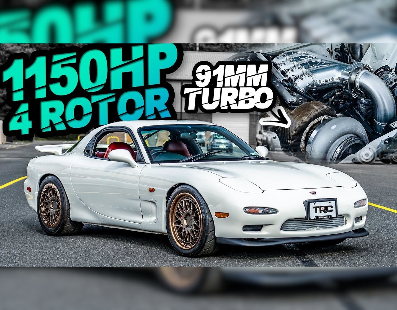 Quad-Rotor Mazda RX-7 Is A Screaming 1,150-HP Monster