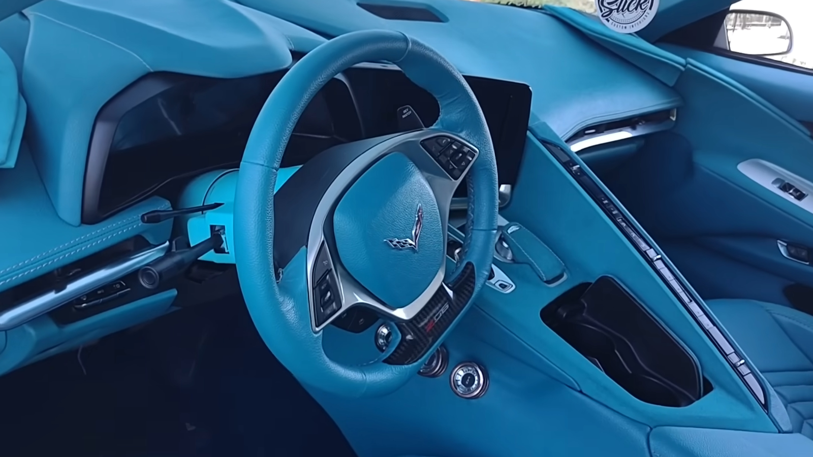 Someone Fitted A C8 Corvette Interior Into A Chevy Camaro
