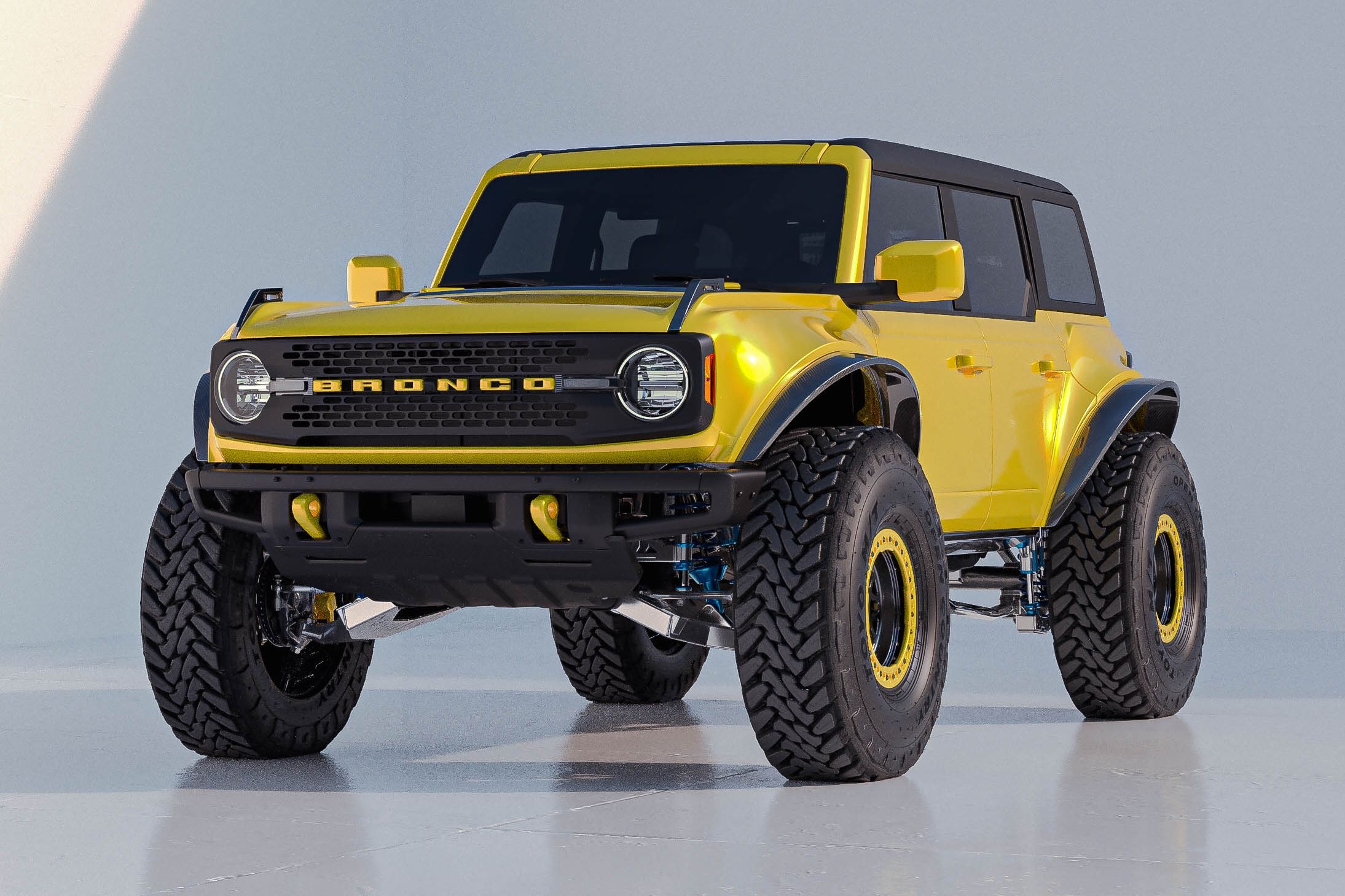 New Ford Bronco With 40-Inch Tires Makes The Raptor Look Small