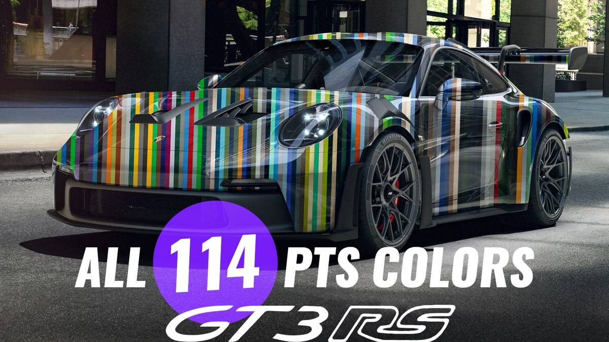 911 GT3 RS Mega Gallery Showcases All 114 Paint To Sample Colors