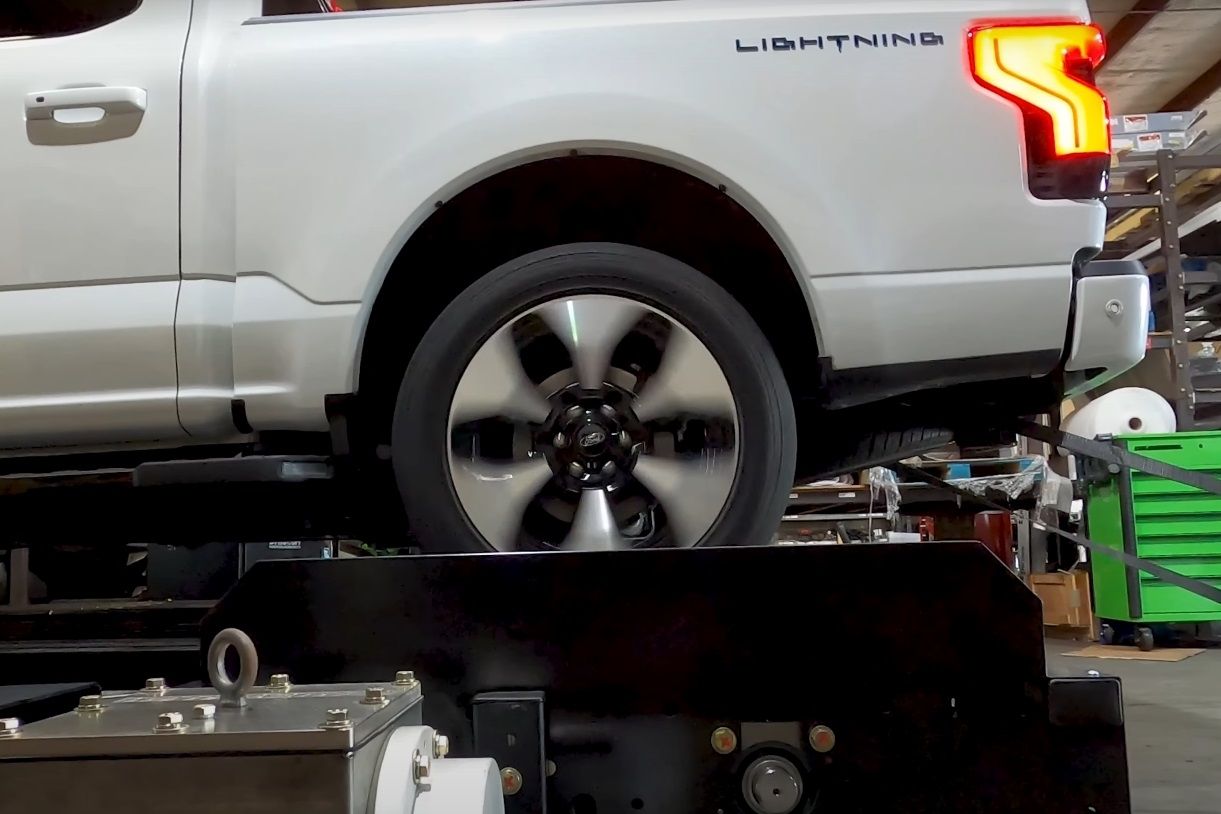 New Ford F-150 Lightning EV Finally Strapped To A Dyno
